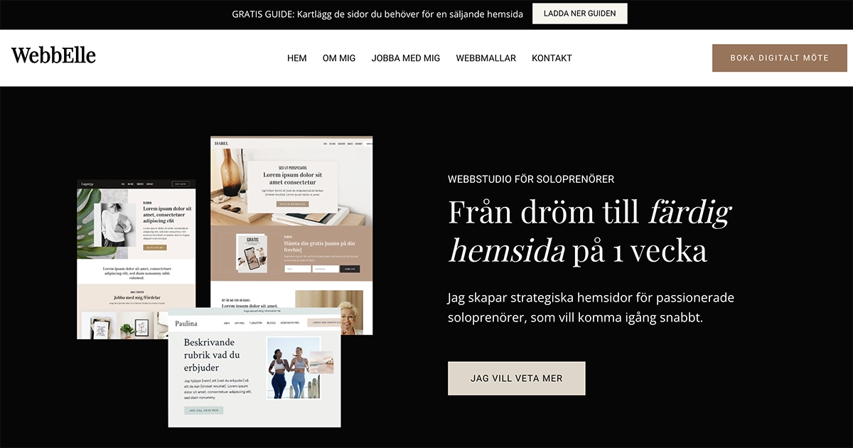 WebbElle - Hemsidor för småföretagare som vill lyckas online!