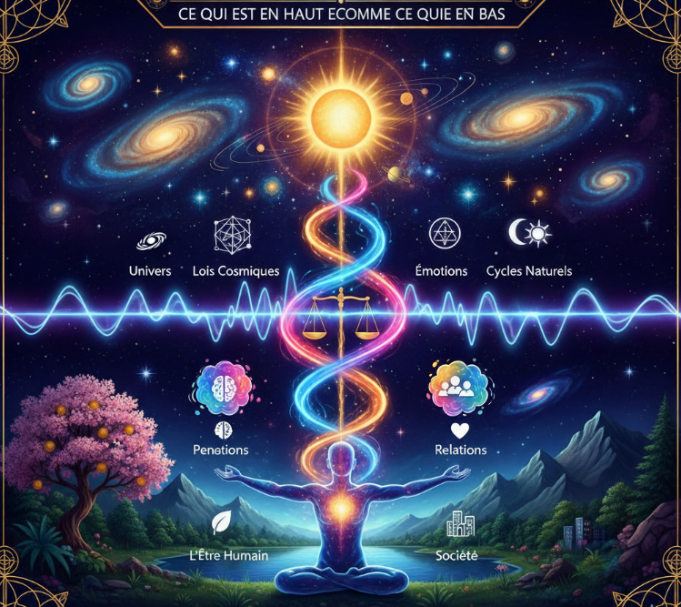 LA LOI DE CORRESPONDANCE : "CE QUI EST EN HAUT EST EN BAS"