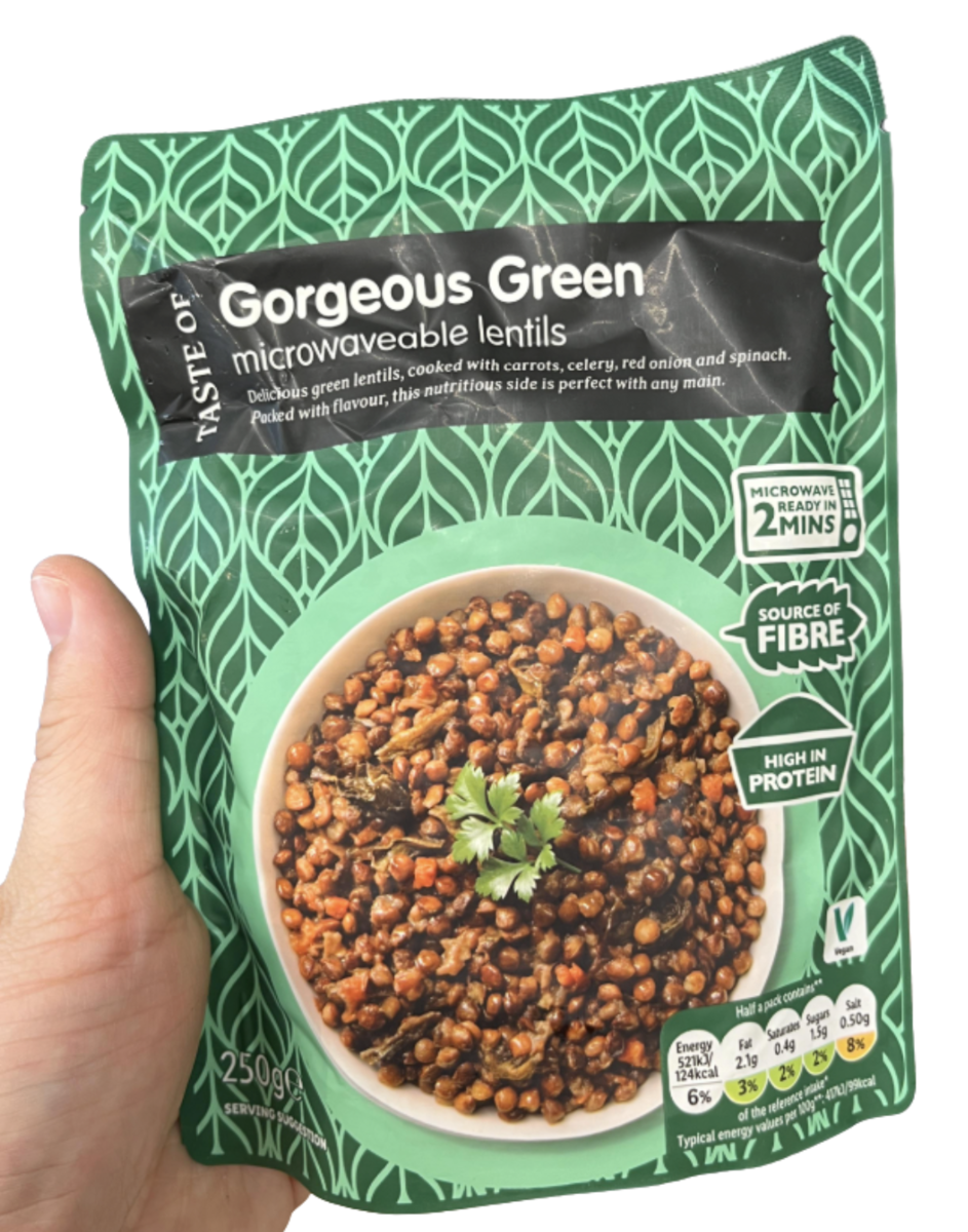Lidl Gorgeous Green Lentils