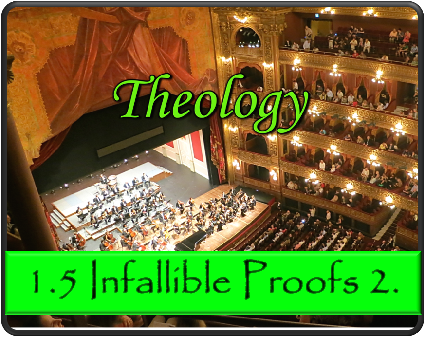 Theology 1.5 Infallible Proofs II.