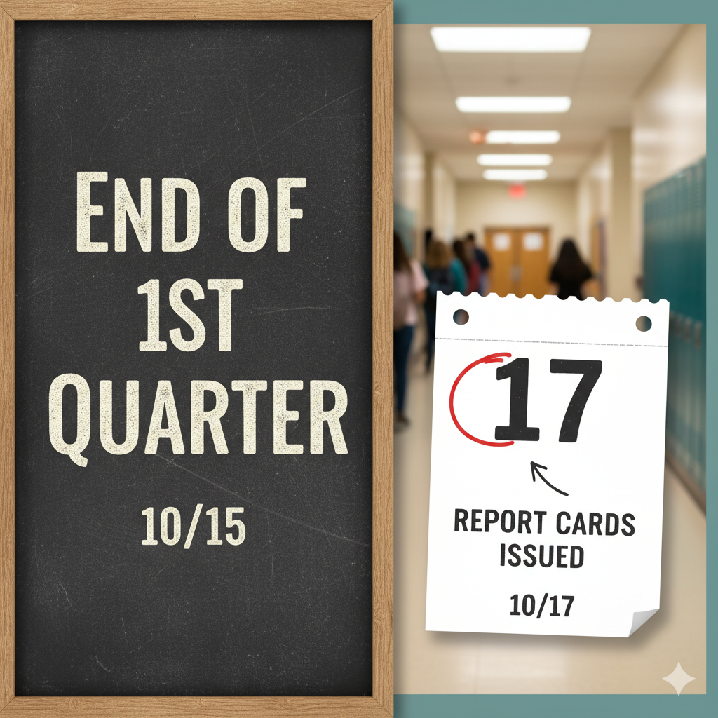 End of 1st Quarter