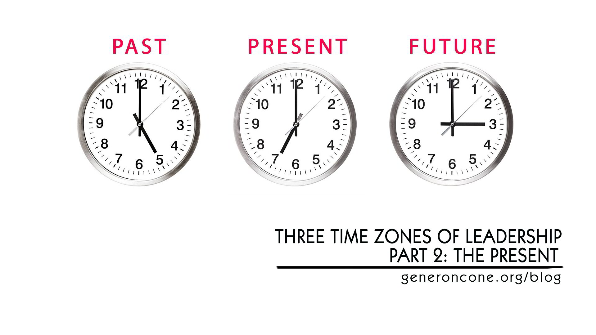 The Three Time Zones of Leadership: Part 2, The Present