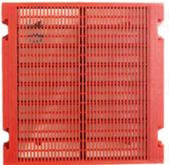 Continuous slot PU panels from Aury Africa feature improved drainage