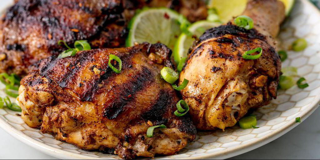 Jerk Chicken and white rice