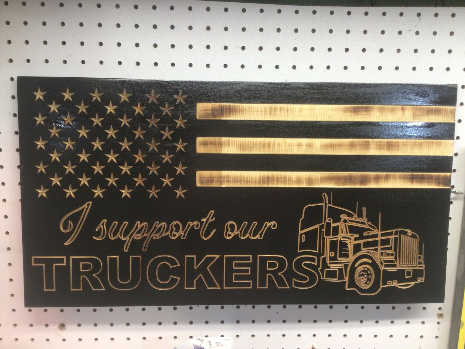 I Support our Truckers flag