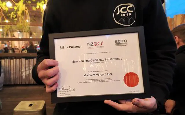 Celebrating Malcolm Bell: JCC Build's Newly Qualified Builder!