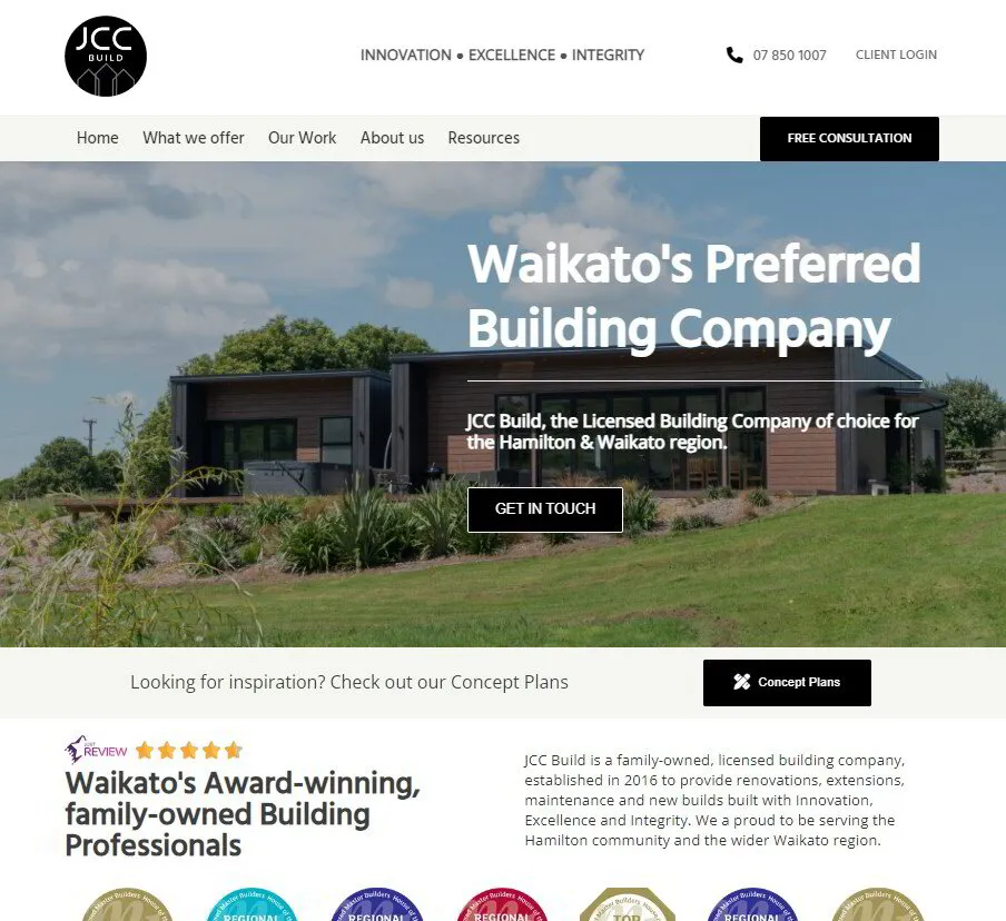 Introducing the brand New JCC Build Website!