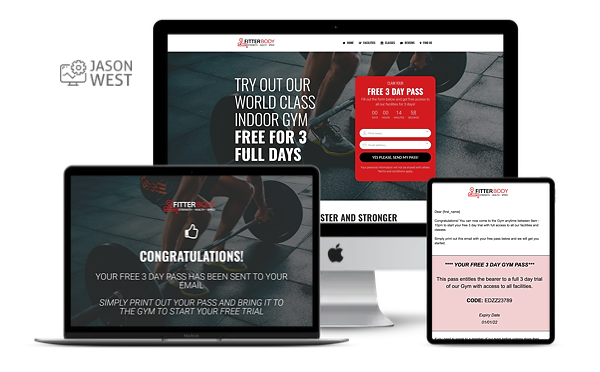 Gym Lead Generation - Gym Funnel Template
