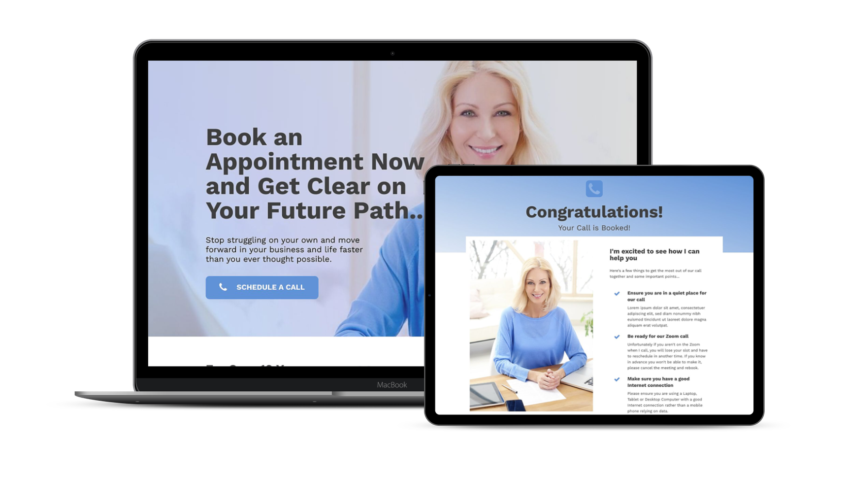Strategy Call Funnel Template