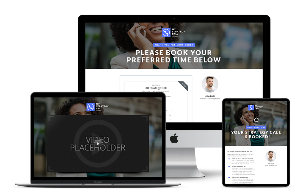 Strategy Call Funnel Template