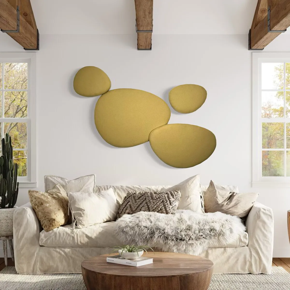 EchoFlow Acoustic Wall Panels – Nature-Inspired Sound Absorption