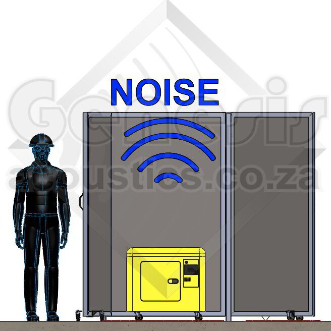 Noise Barrier Panels for Generators