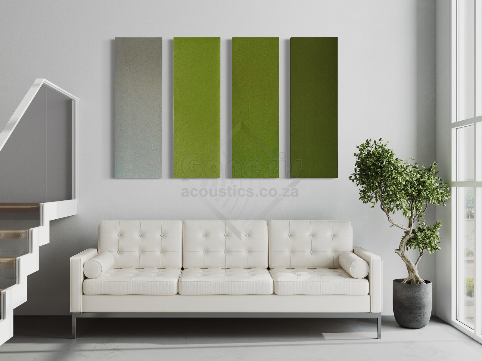 S5 Pro Acoustic Wall Panels - 120cm x 40cm Set of 4 - Spring Time ...