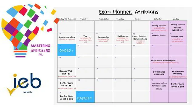 Study Hub of videos and documents for IEB and DBE Afrikaans FAL Grades ...