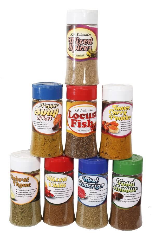 Full MSG Free Spice Range