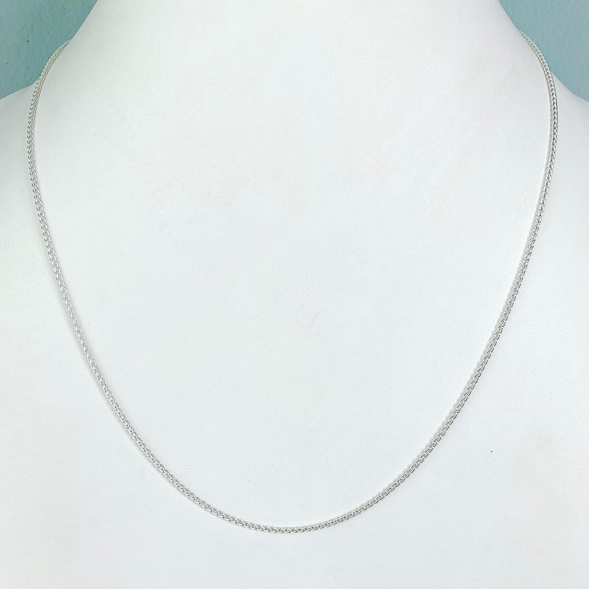 60cm Wheaton Sterling Silver Slider Chain