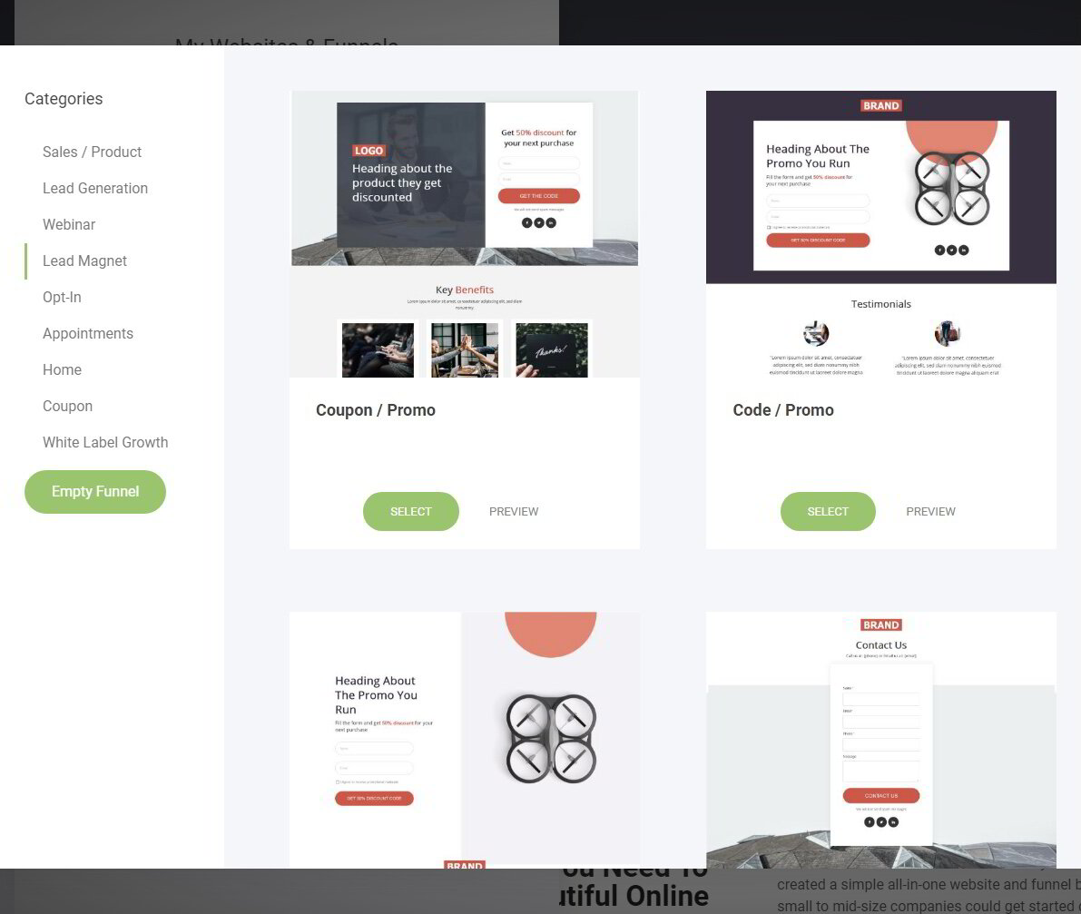 Create A Sales Funnel | Website Builder - Brandokit