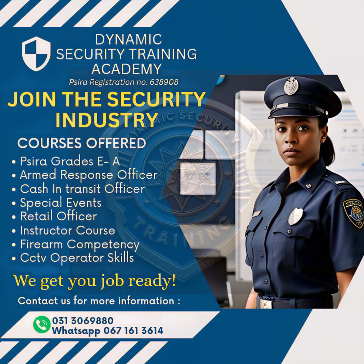 PSIRA accredited Grades training courses