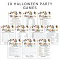 Spooky Games Bundle for Halloween Party Activity | Editable Templates