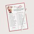 Happy Santas Naughty or Nice List | Instant Download