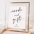 Modern Cards and Gifts Sign | Instant Download