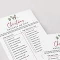 Funny Santas Naughty or Nice List Game | Digital Download
