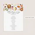Elegant Thanksgiving Games Bundle Printable | Editable Templates