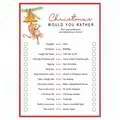 Would You Rather | Christmas This or That Game Printable