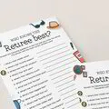 Customizable Retirement Farewell Party Games Bundle | Printable
