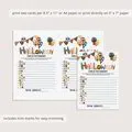 Black and Orange Halloween Emoji Pictionary with Answers | Printable