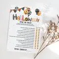 True or False Halloween Classroom Party Game Printable | Teacher Ideas