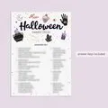 Witch Halloween Party Games Pack | Editable Templates
