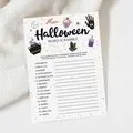 Witch Theme Halloween Word Scramble Answers Key Included | Printable