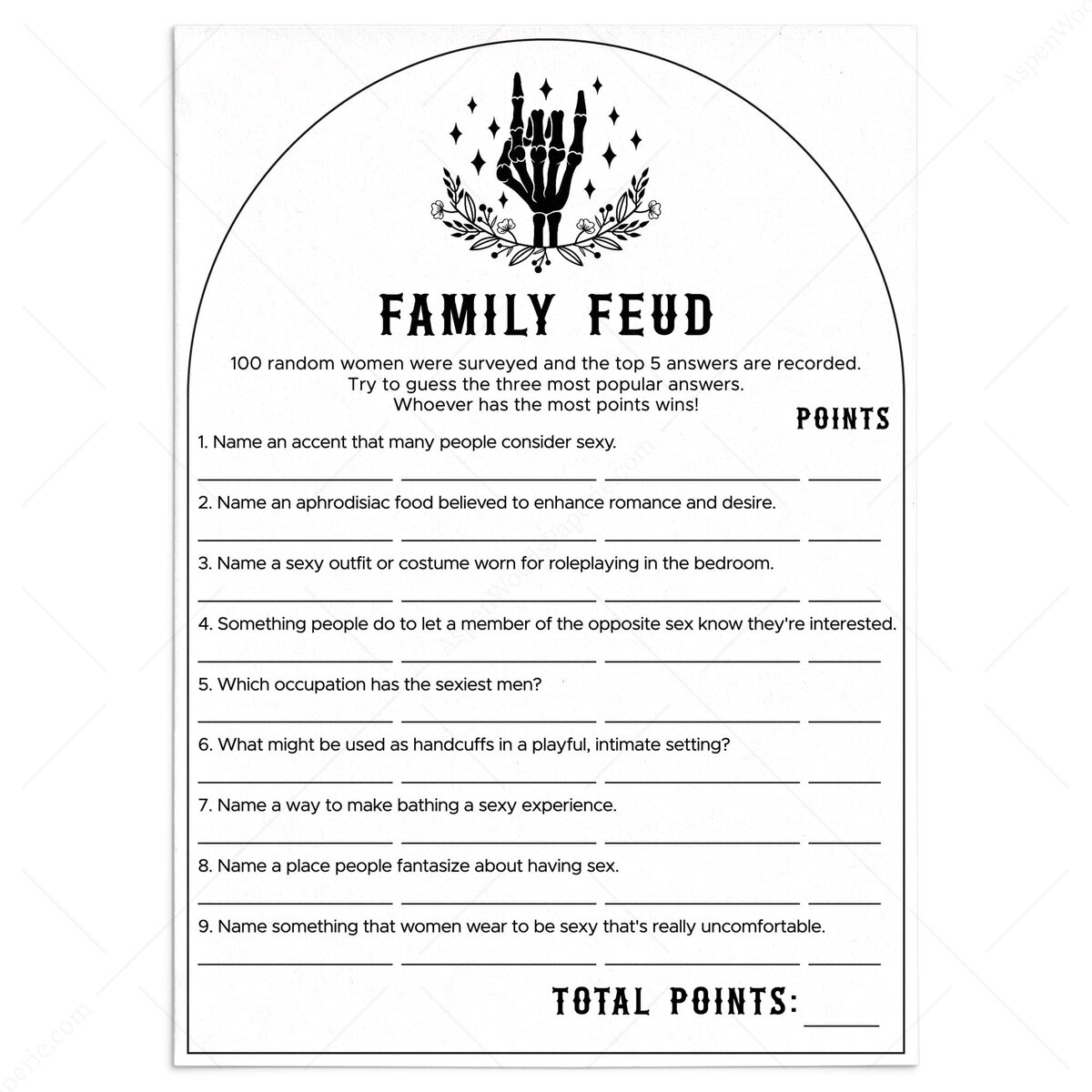 Family Feud Questions