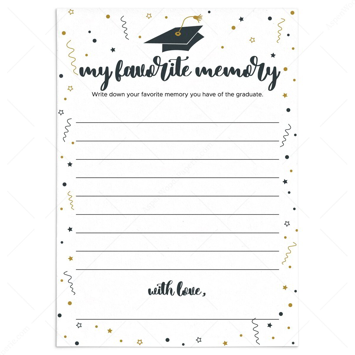 My Favorite Memory of the Grad | Party Game for All Ages