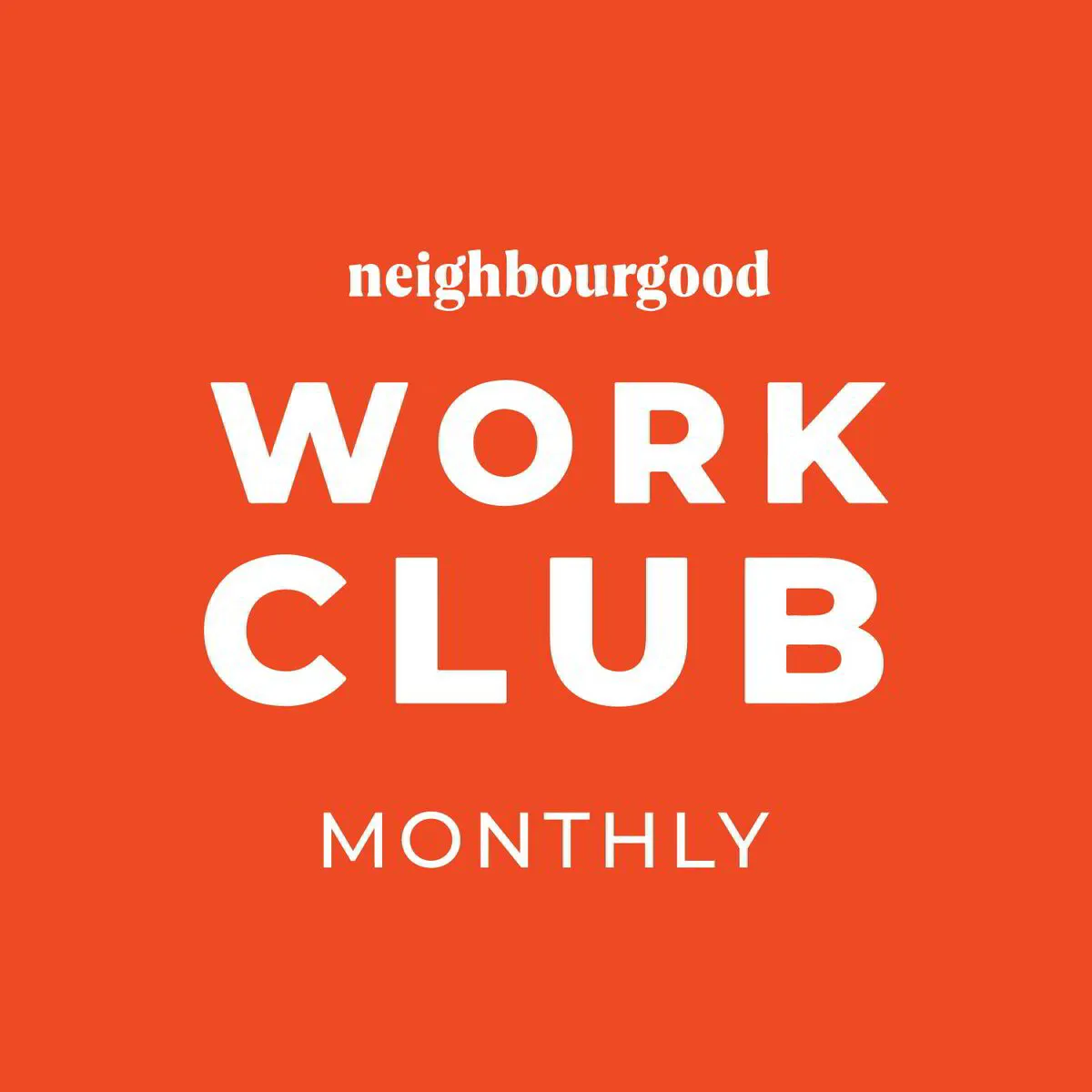 Work Club Monthly Membership