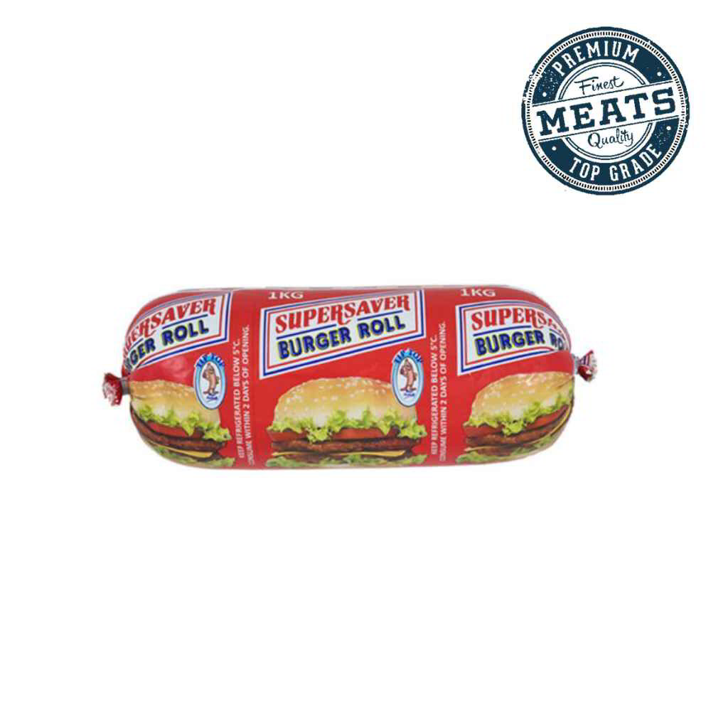 SuperSaver Burger Roll 1kg - Tip Top Meat Online Shopping