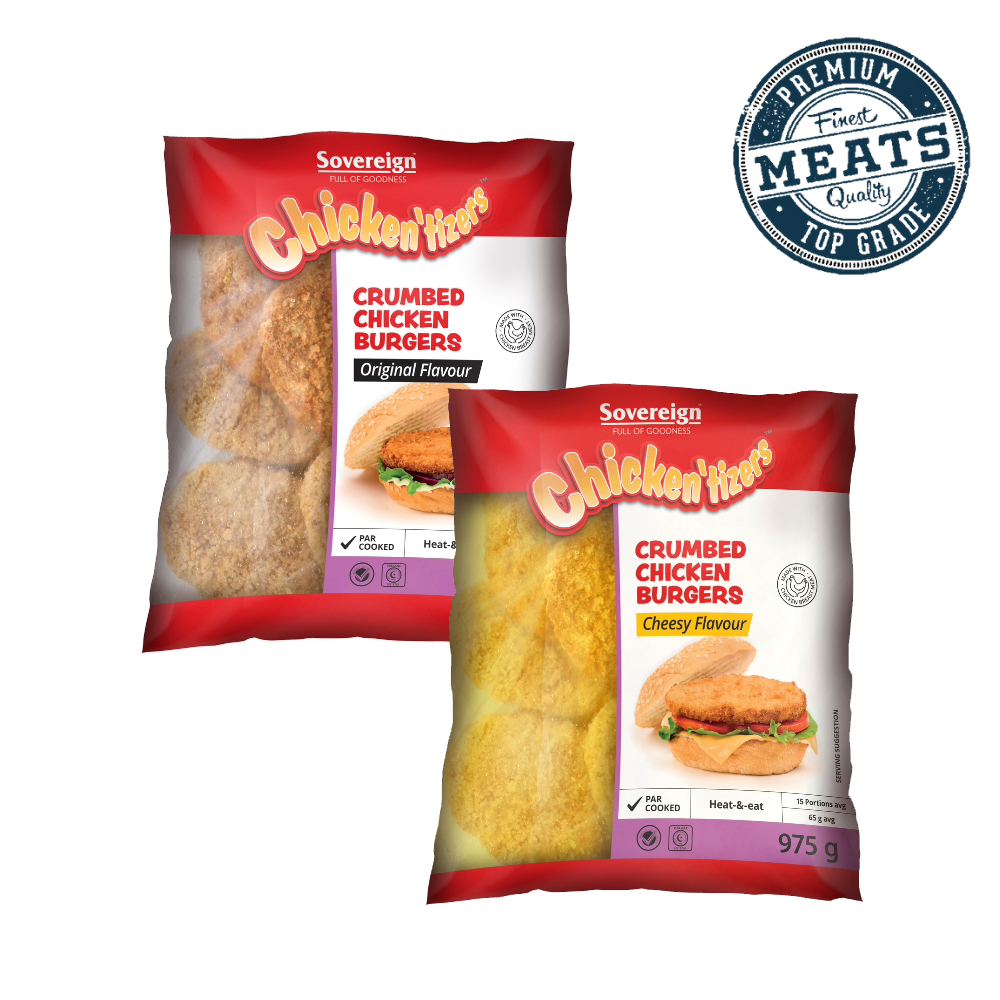 Sovereign's Crumbed Chicken Burgers - Tip Top Meat Online Store