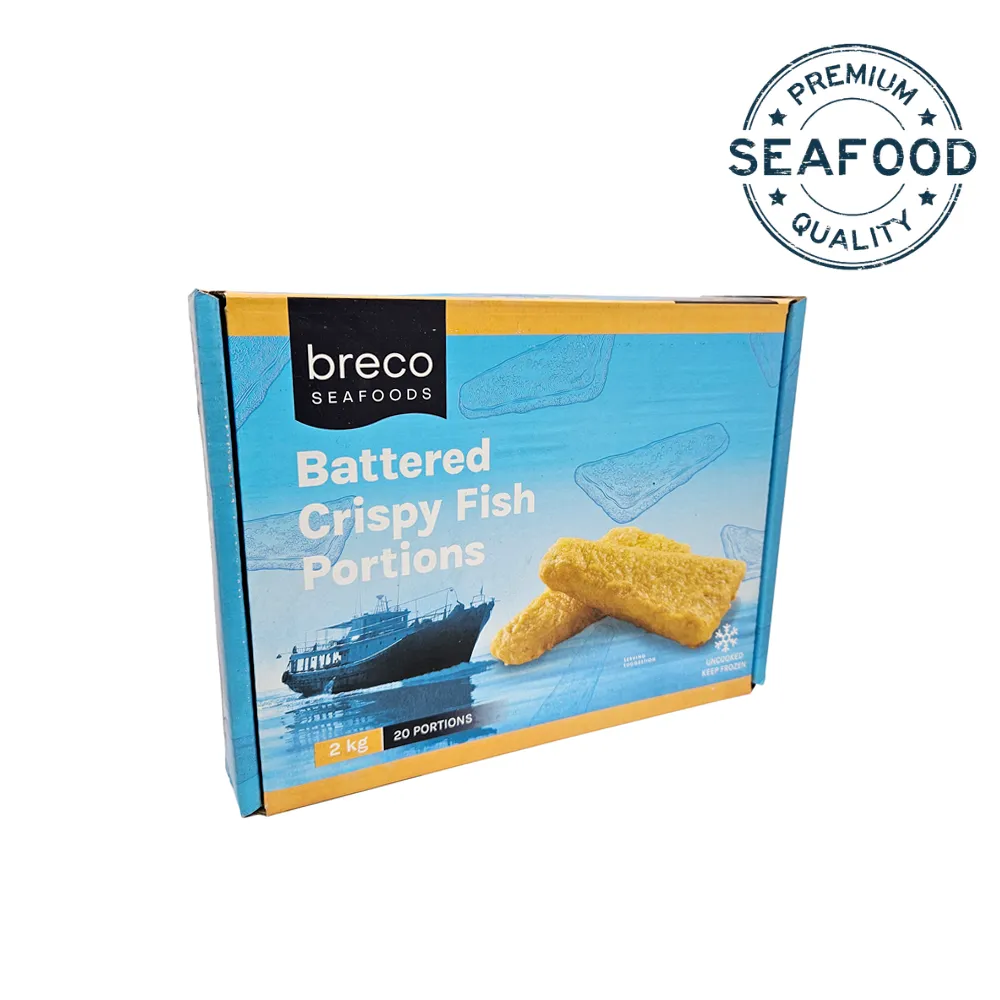Breco Battered Crispy Fish Portions - Tip Top Meat Online Store