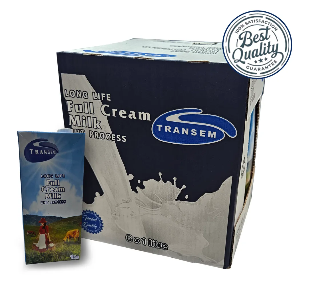 Transem Full Cream Milk UHT 6x1 Litre - Buy online