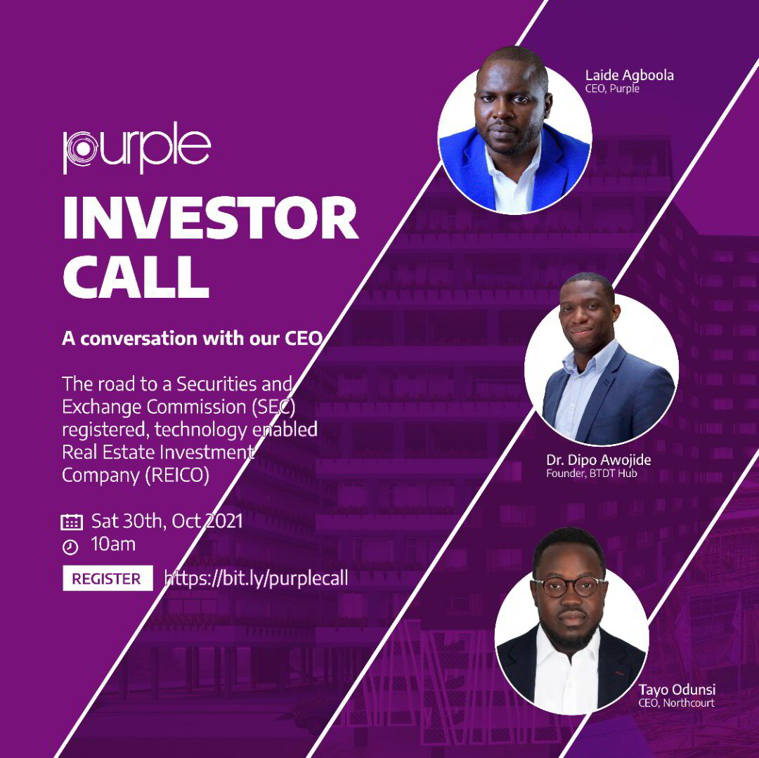 Purple Investors Call