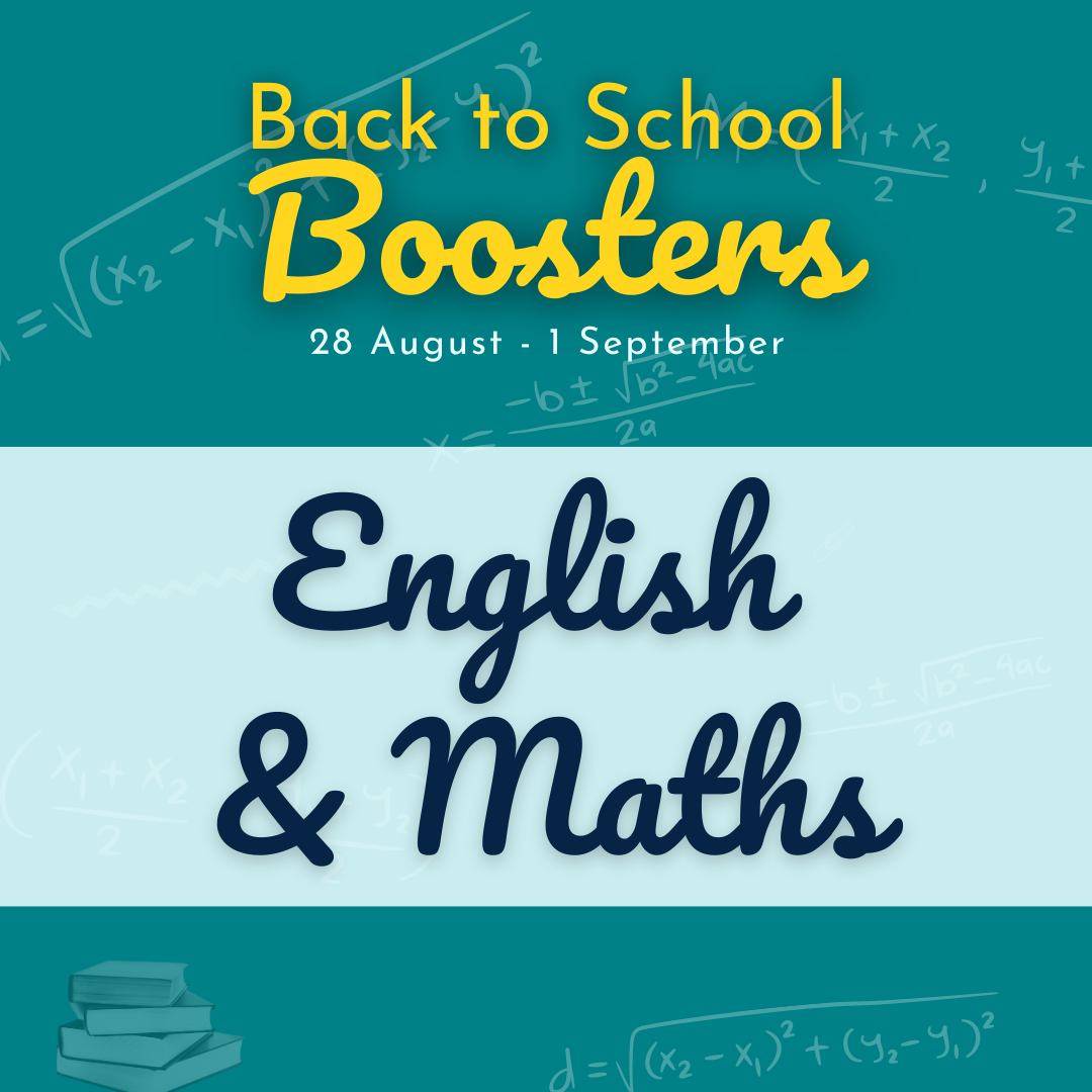 English & Maths Back to School Boosters - 10% off!
