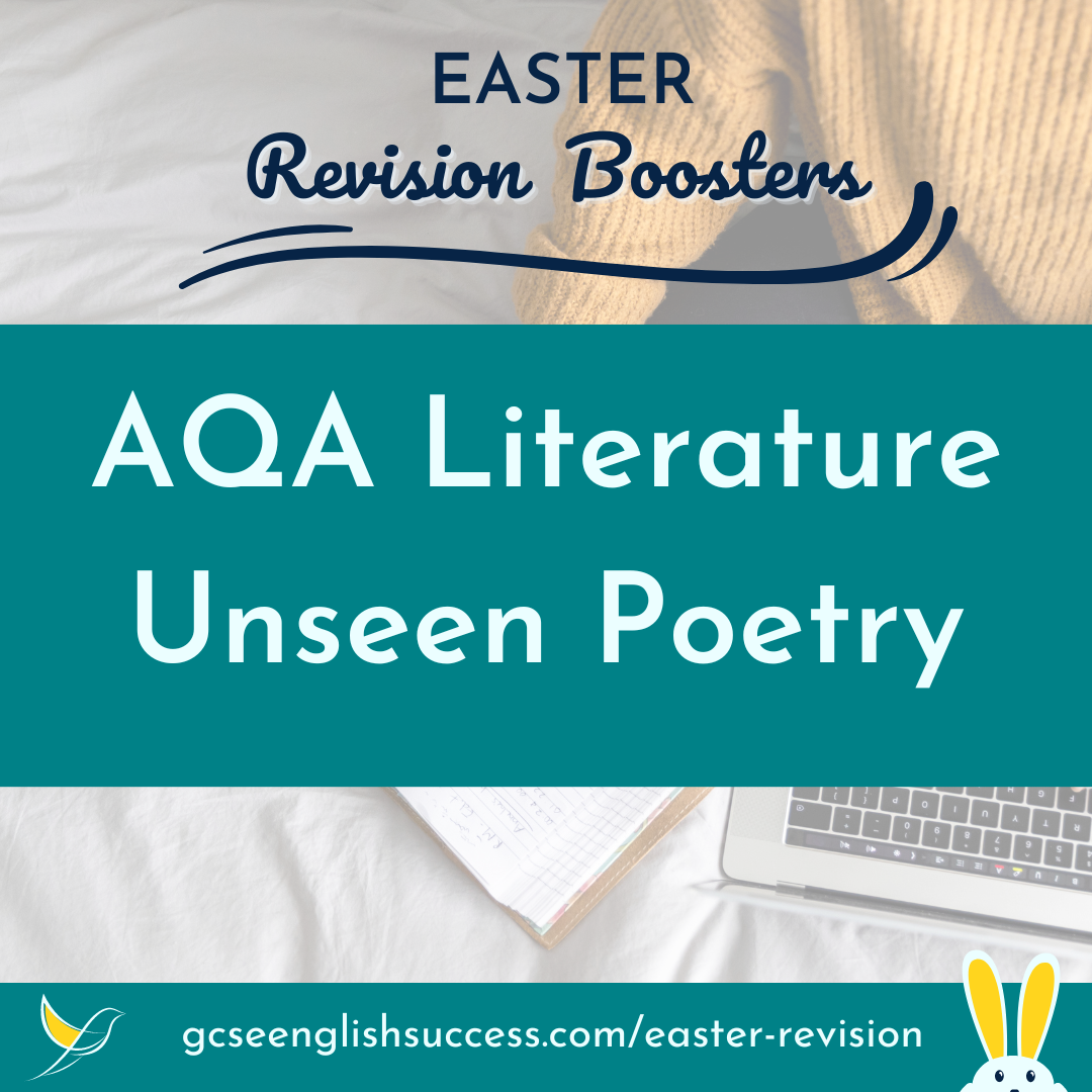 14. AQA Unseen Poetry - Sunday 20th April 2025 - 6:30pm