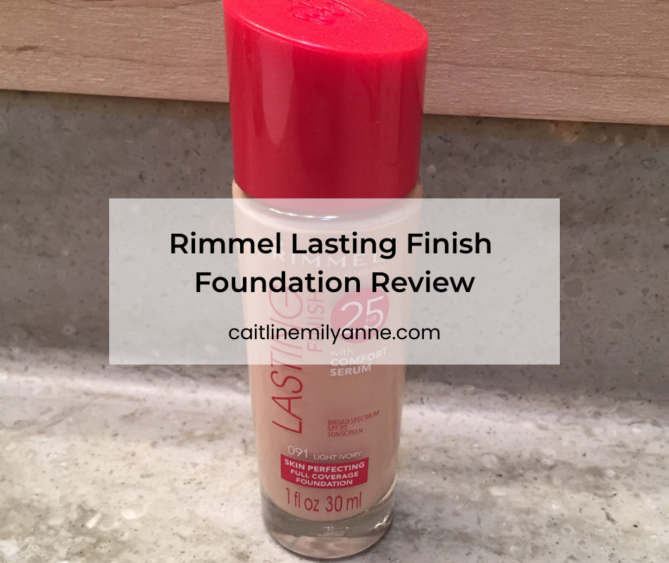 Rimmel Lasting Finish Foundation Review