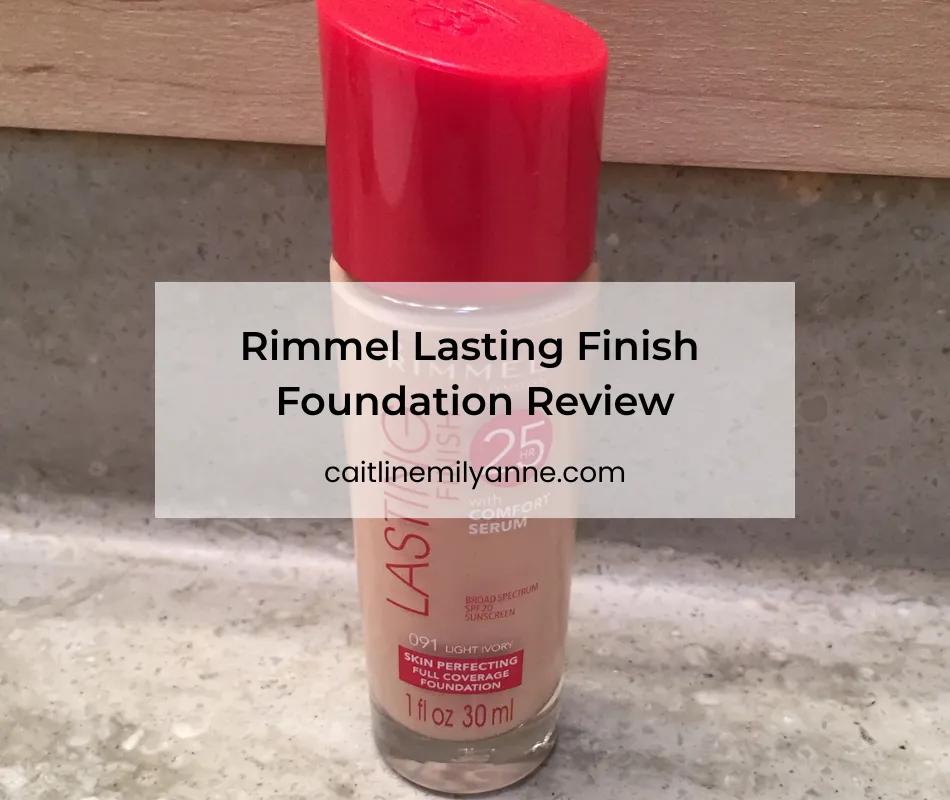 Rimmel Lasting Finish Foundation Review
